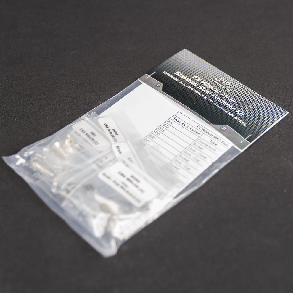 FX Wildcat MK3 Stainless Steel Fastener Kit – 910 ACP